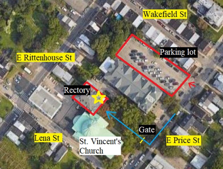 Location – St.Vincent de Paul Church, Germantown